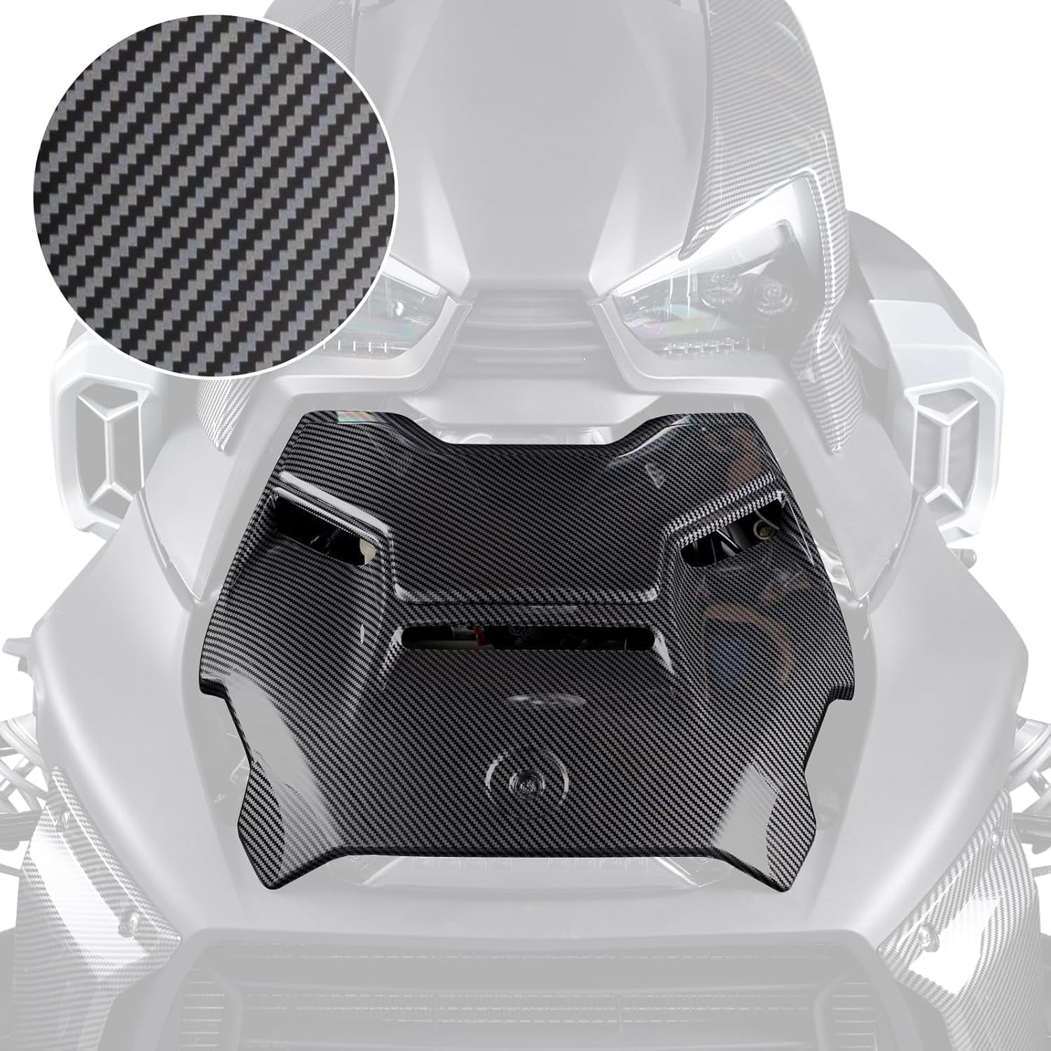 A & UTV PRO Carbon Fiber Hood Panel for Ryker, Hood Scoop for Can-Am ...