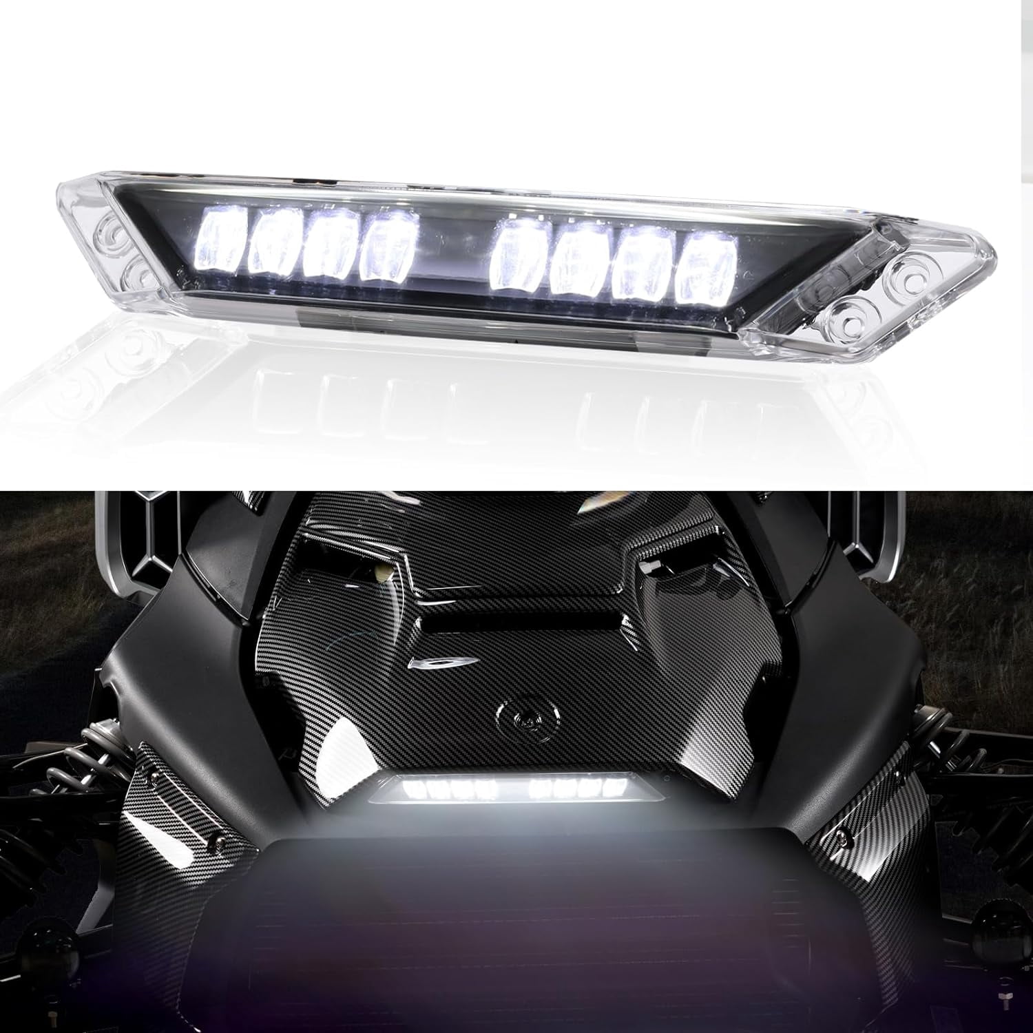 A & UTV PRO Front LED Auxiliary Light Kit for Can-Am Ryker All Models ...