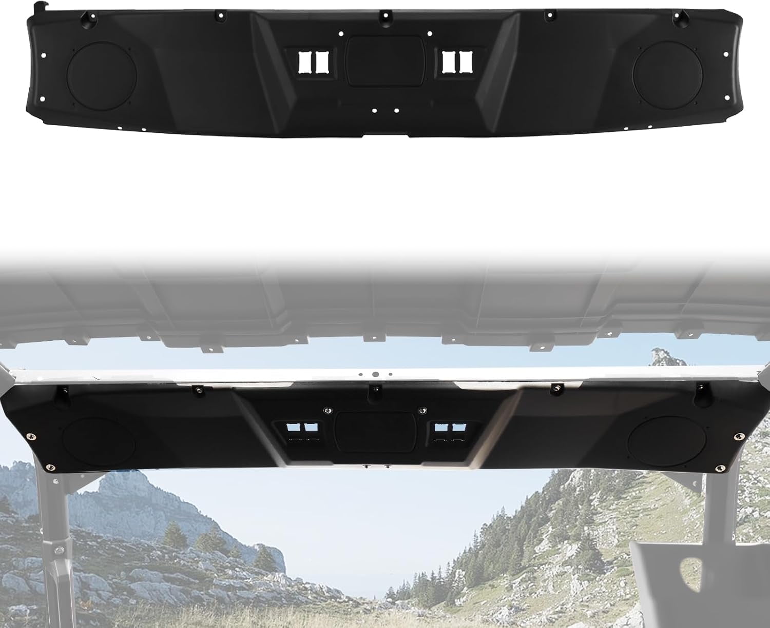 A & UTV PRO Front Roof Liner Overhead for Polaris Ranger 1000 XP Crew ...