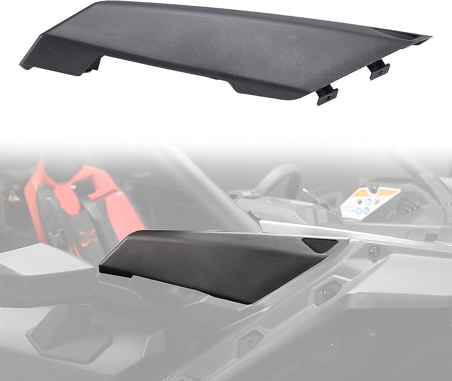A & UTV PRO Lateral Gas Cap Cover for 2017-2021 Can-Am Maverick X3 ...