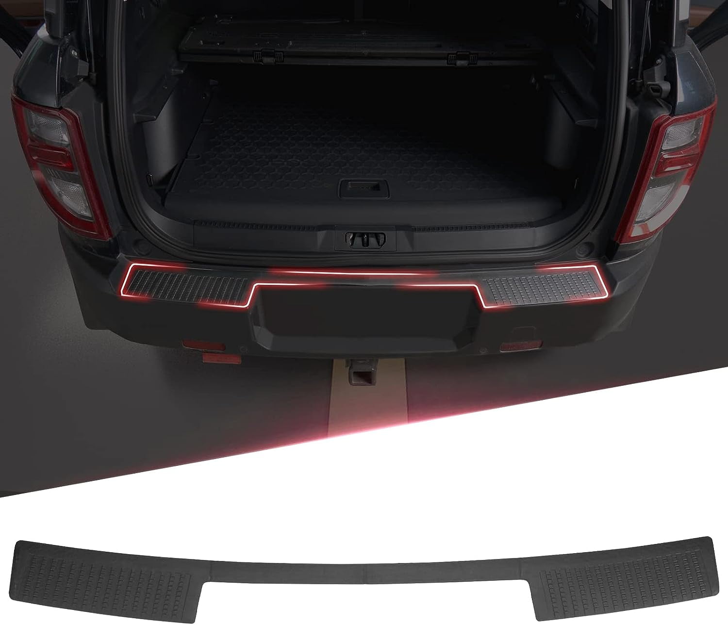 A & UTV PRO Rear Bumper Protector Guard for 2021-2023 Ford Bronco Sport ...