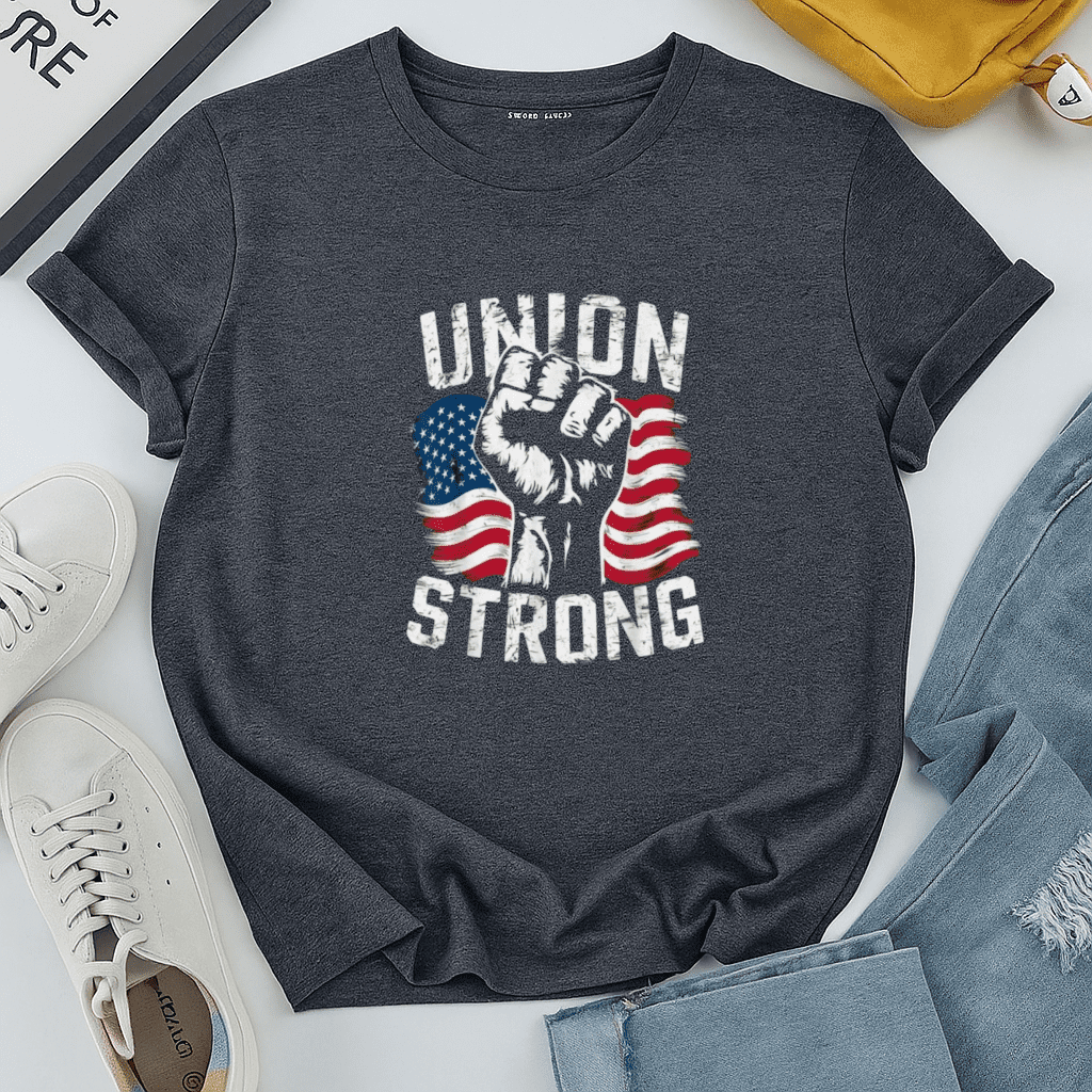 A Union Strong Graphic Design For Workers On Labor Day Event Unisex T ...