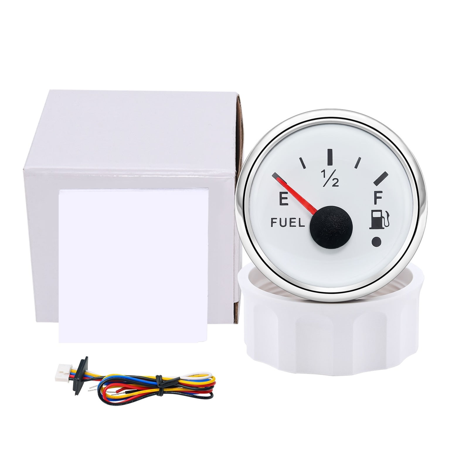 A Universal 0~190Ohm Fuel Level Sensor + Fuel Level Gauge With Alarm ...