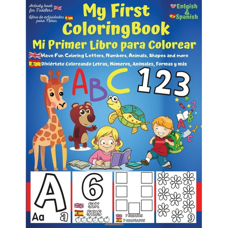english spanish coloring book