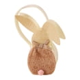 A Velvet Bowknot Rabbit Shaped Handbag, Cute Plush Crossbody Purse For ...