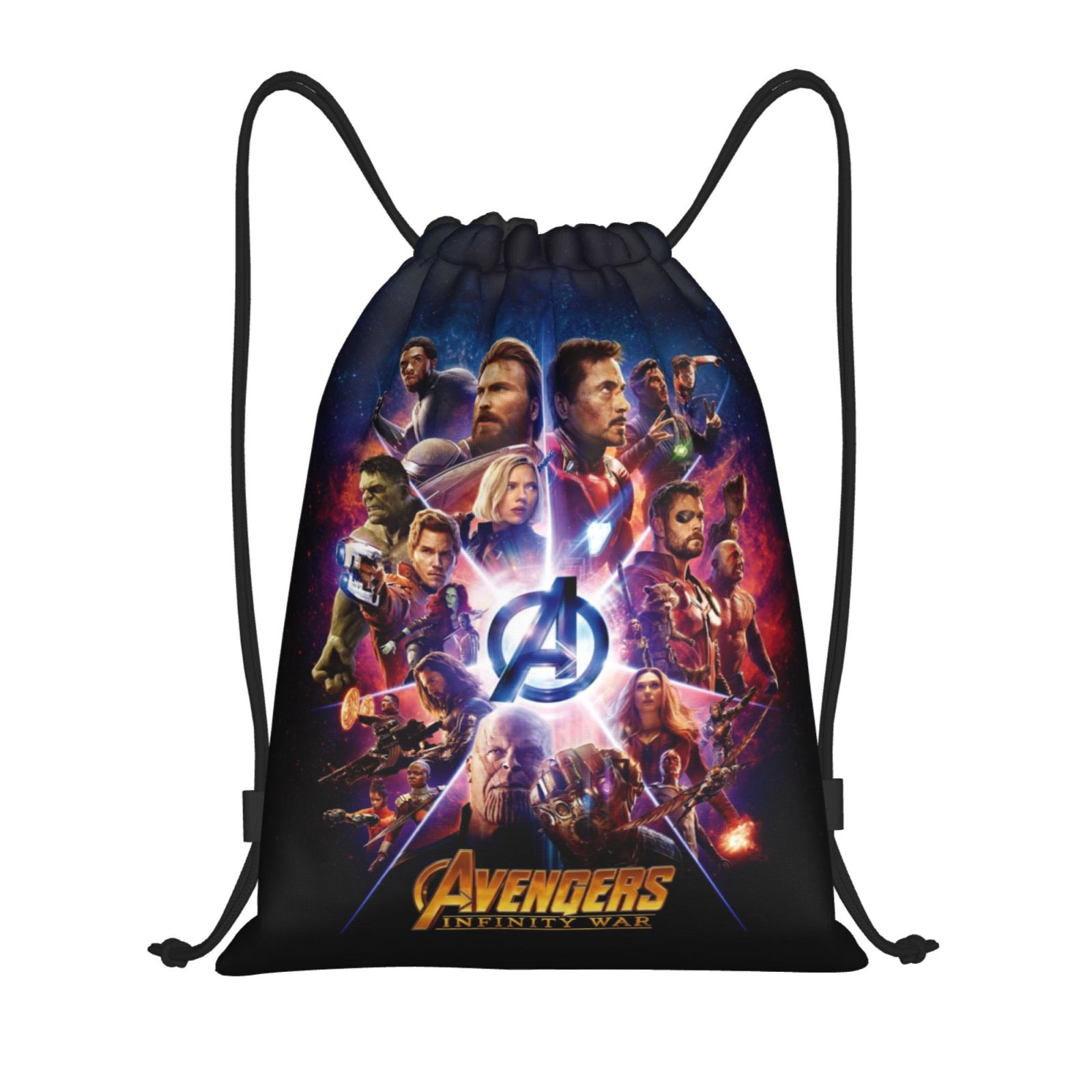 A-Venger Drawstring Bags Unisex Drawstring Backpack 3d Print ...