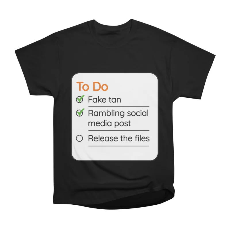A Very Important List T-Shirt Tee Gift For Him Merch For Her Apparel ...