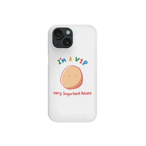 A Very Important Potato Funny Phone Case for iPhone 16 15 14 13 12 11 ...
