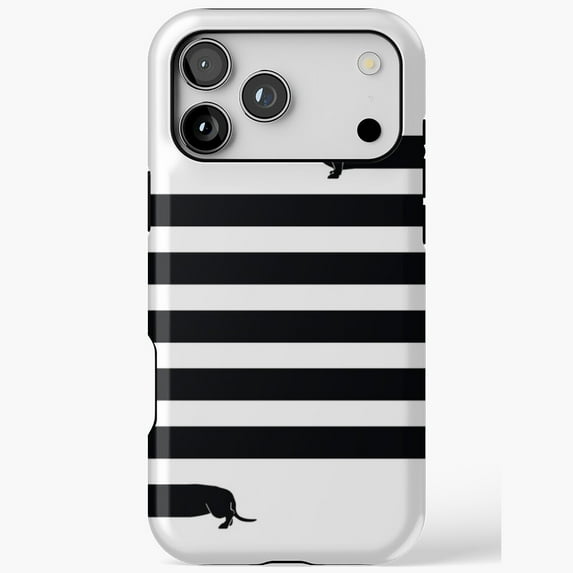 A Very Long Dog Themed Cute Animal Graphic Art iPhone 11 through 17 Pro ...