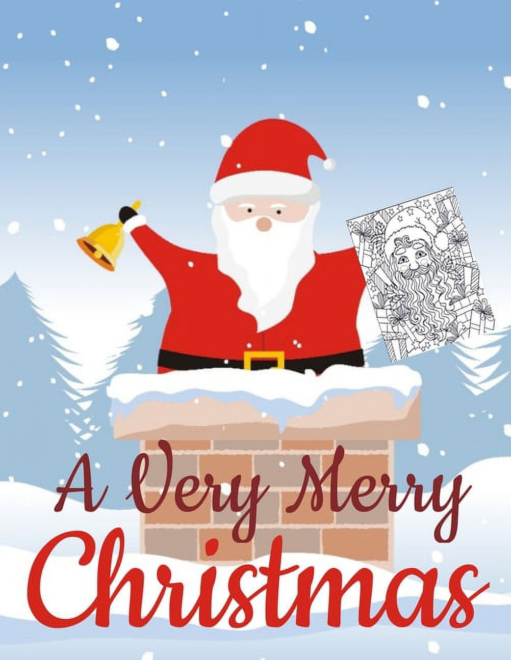 A Very Merry Christmas: Activity Book for Kids Ages 4-8, Coloring Pages ...