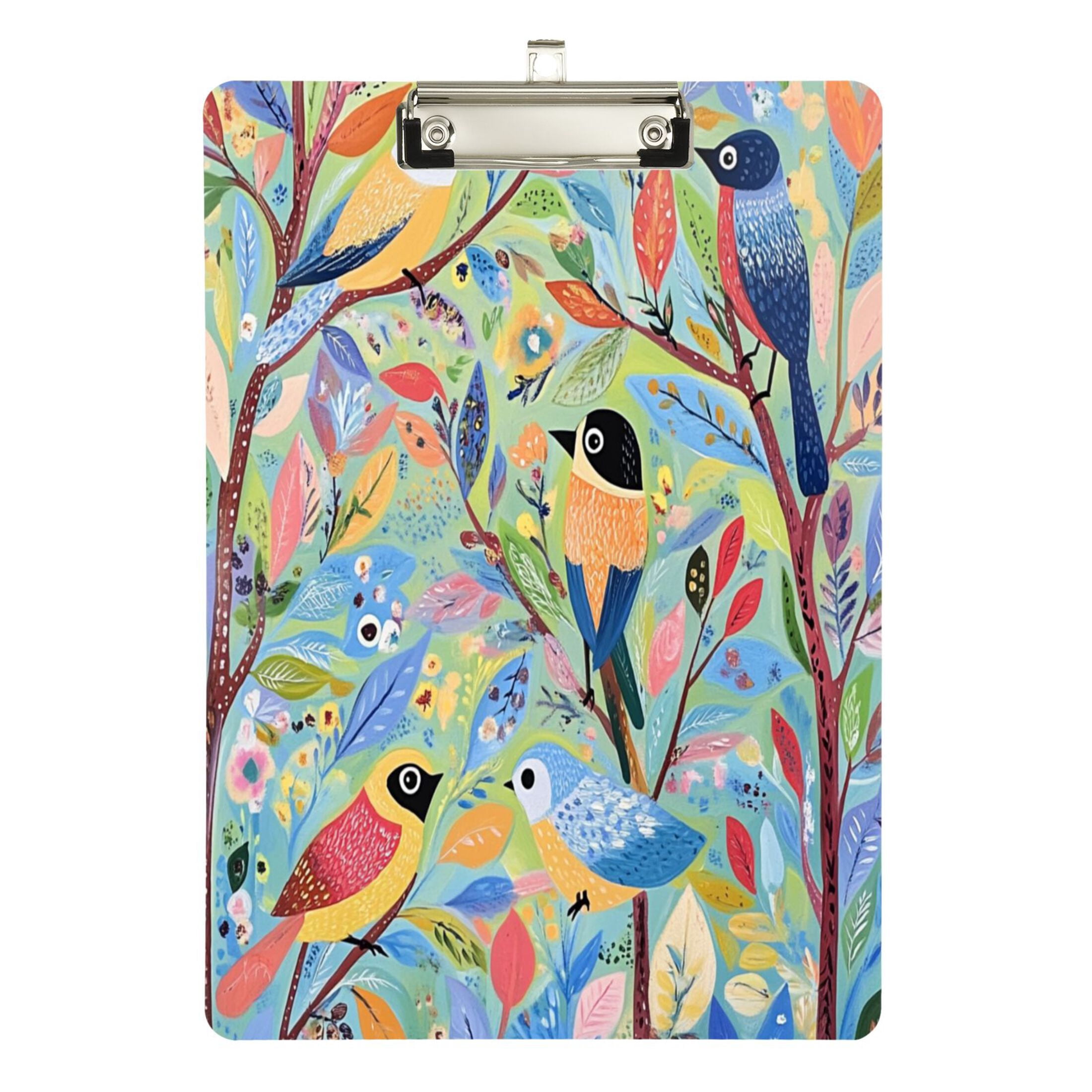 A Vibrant Birds Acrylic Clipboards A4 Standard Size Clipboard 12.5" X 9 ...