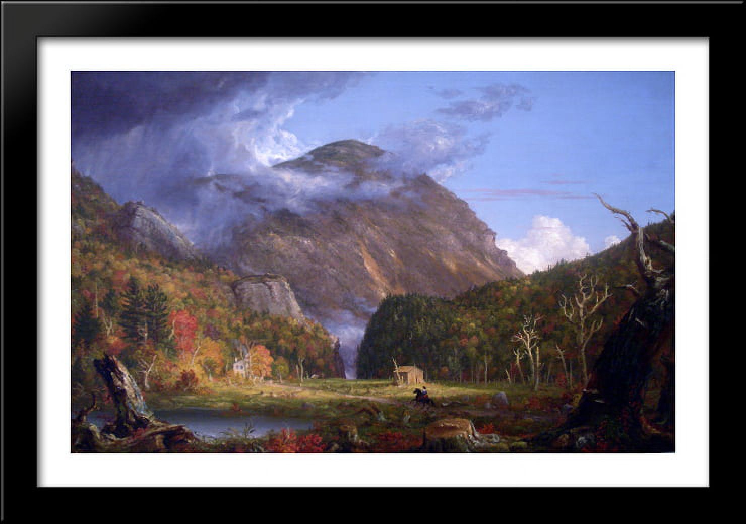 A View of the Mountain Pass Called the Notch of the White Mountains ...