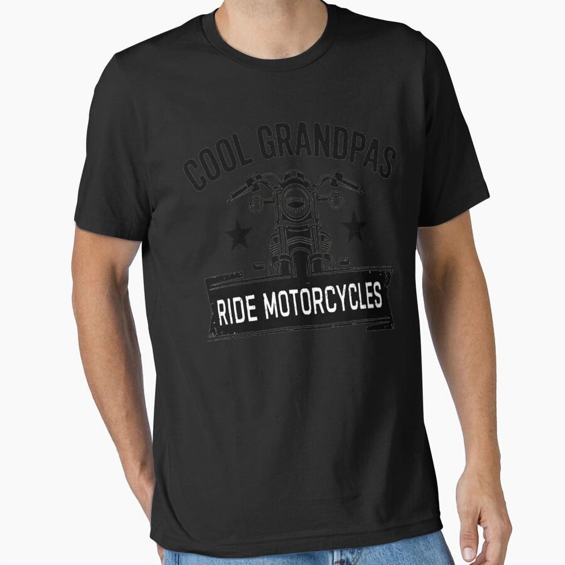 A Vintage Biker Design For The Cool Grandpas Who Ride Unisex T-Shirt ...