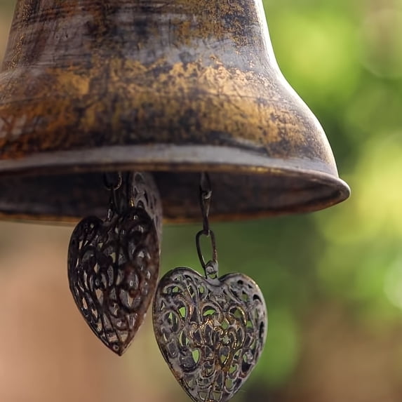 A Vintage Cast Iron Wind Chime Designed As a Blessing for Temples ...