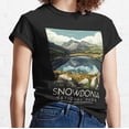 A Vintage Illustration Of Snowdonia National Park (Eryri) Wales Classic ...