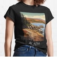 A Vintage Travel Illustration Of Acadia National Park In Maine Us ...