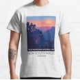 A Vintage Travel Illustration Of Blue Mountains National Park New South ...
