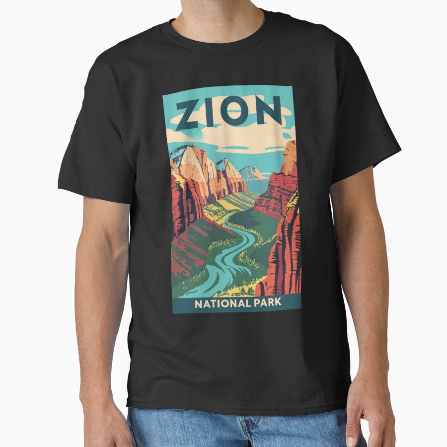 A Vintage Travel Of The Zion National Park Utah Us Shirt, Trendy ...