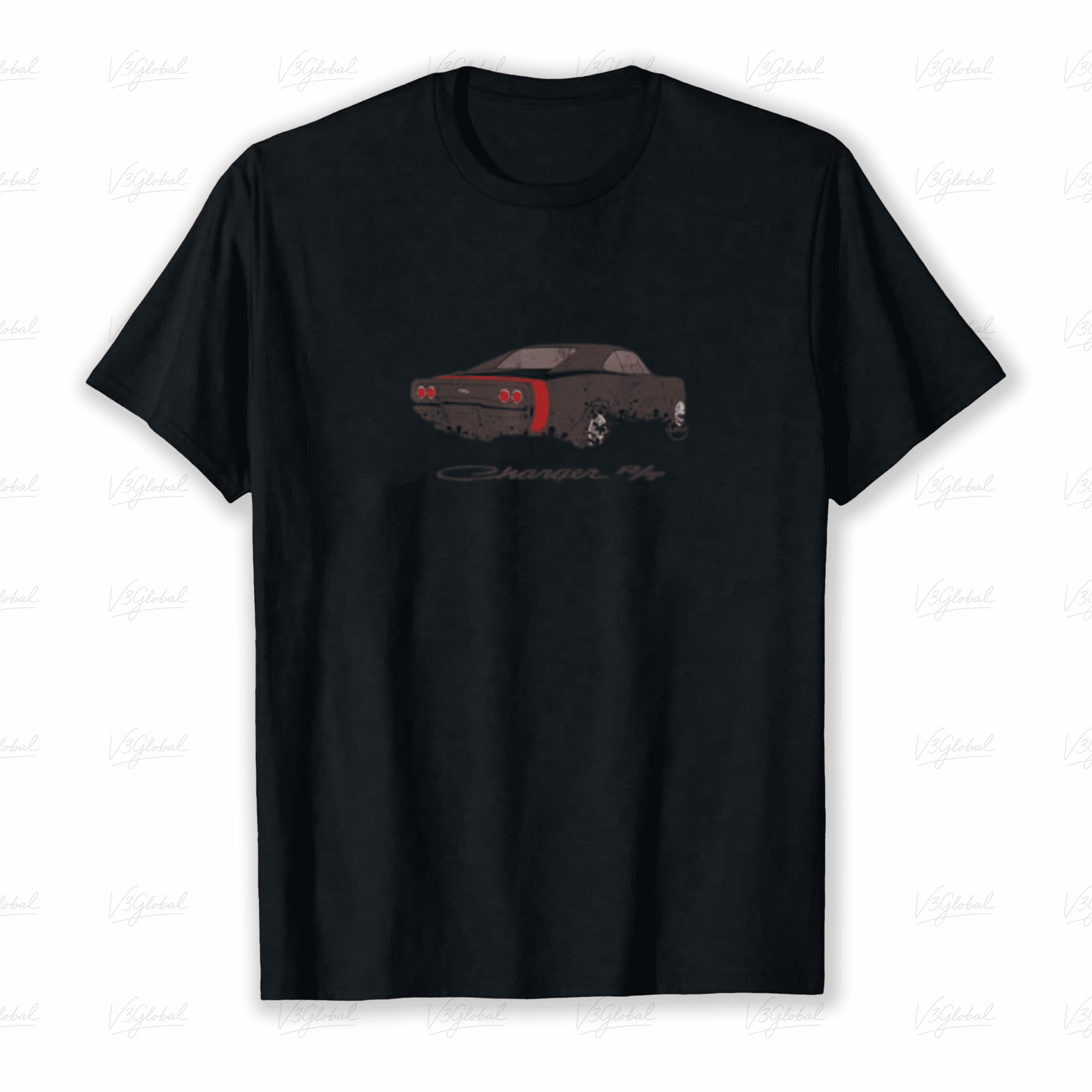 A Vintage V8 Muscle Car Design Featuring a Classic American Charger for ...