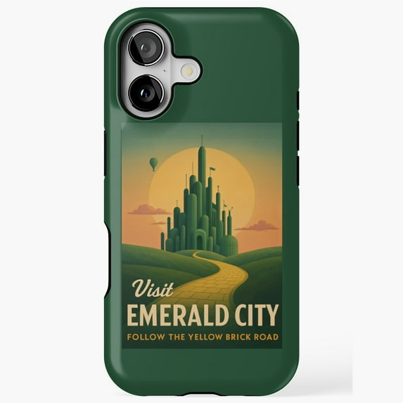 A Visit Emerald City Vibe Protective Case for iPhone 11 12 13 14 15 16 17 Pro Max - Walmart.com