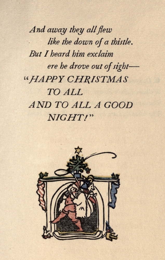 A Visit from St. Nicholas 1821 Twas the Night Before Christmas 7 Poster ...