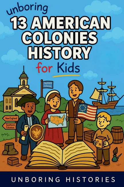 A Visual Learning Guide to American Hist Unboring 13 American Colonies ...