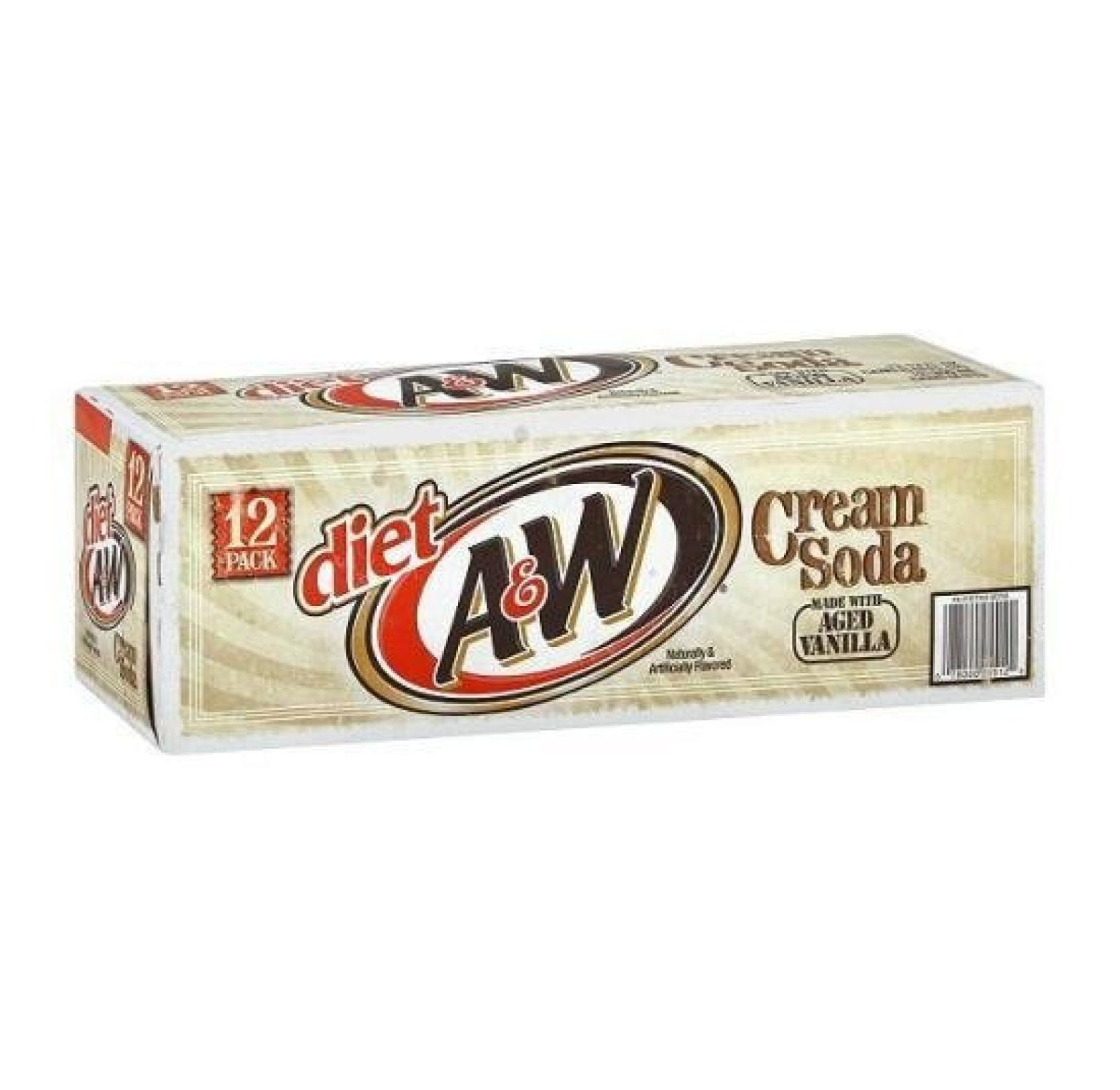 A&W Diet Cream Soda, 12 Fl Oz (Pack of 24) - Walmart.com
