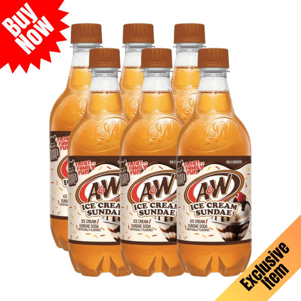 A&W Ice Cream Sundae Soda, 20 fl oz Bottle - Walmart.com