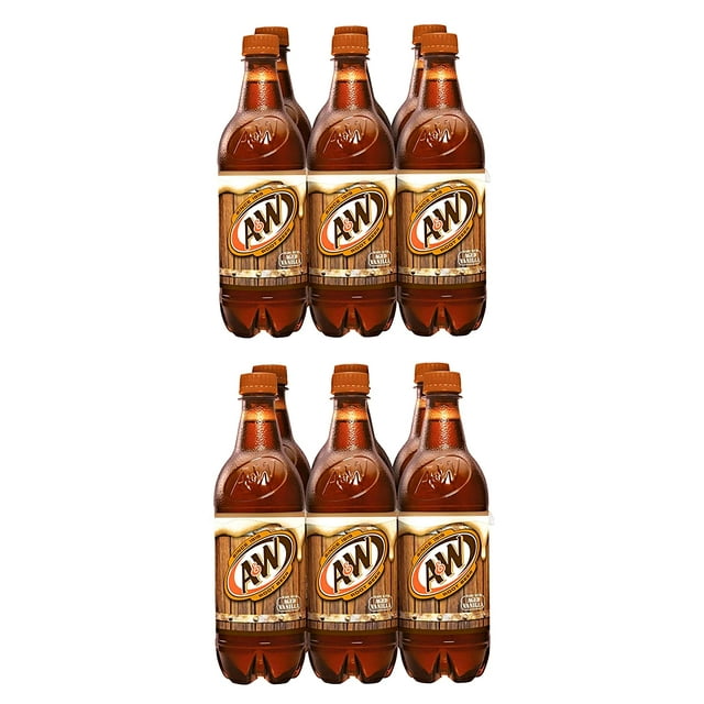 A&W Root Beer Zero Sugar Natural Soda, 16.9 fl oz, 12 Bottles - Walmart.com