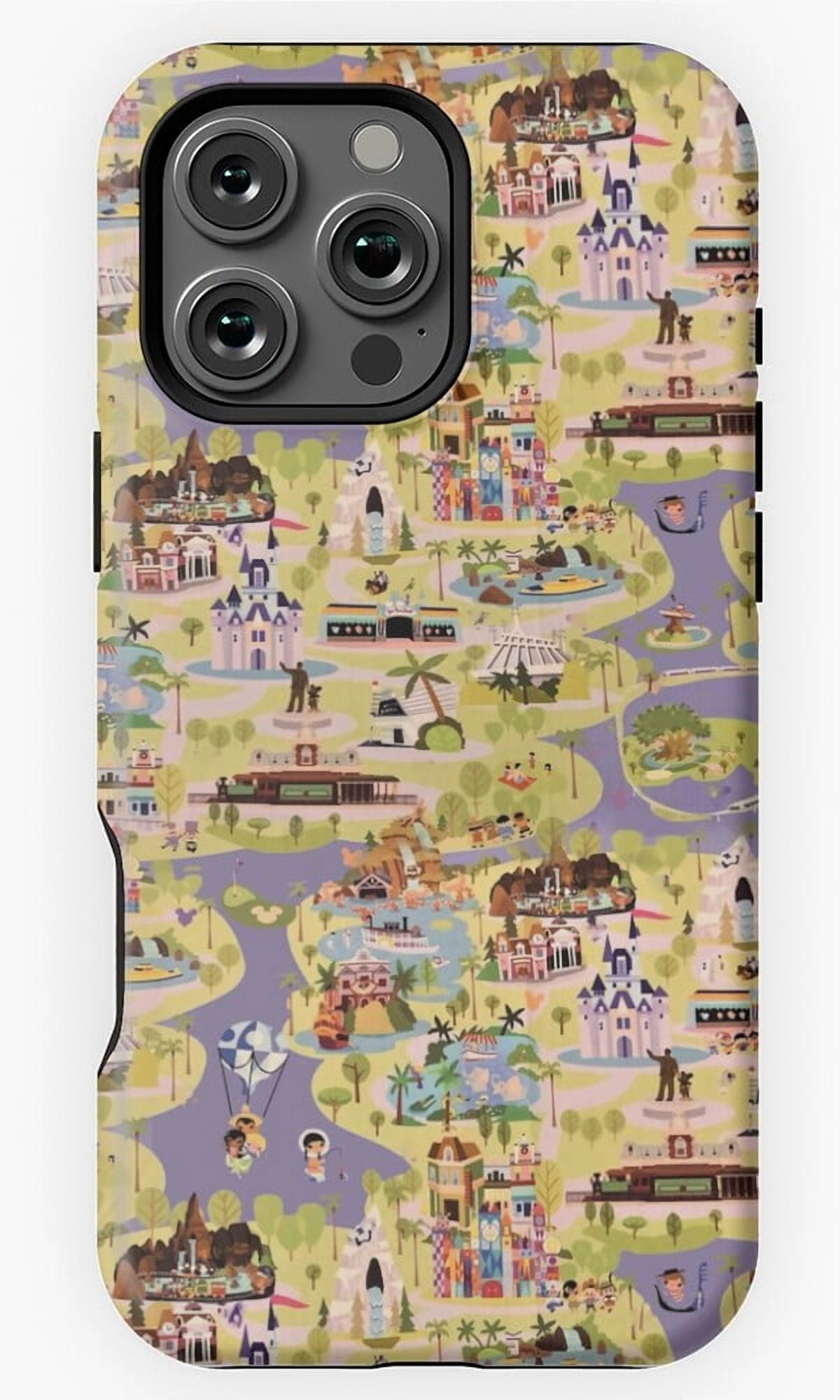 A Walk in the Park Retro Cartoon Style iPhone 11–16 Pro Max Compatible ...