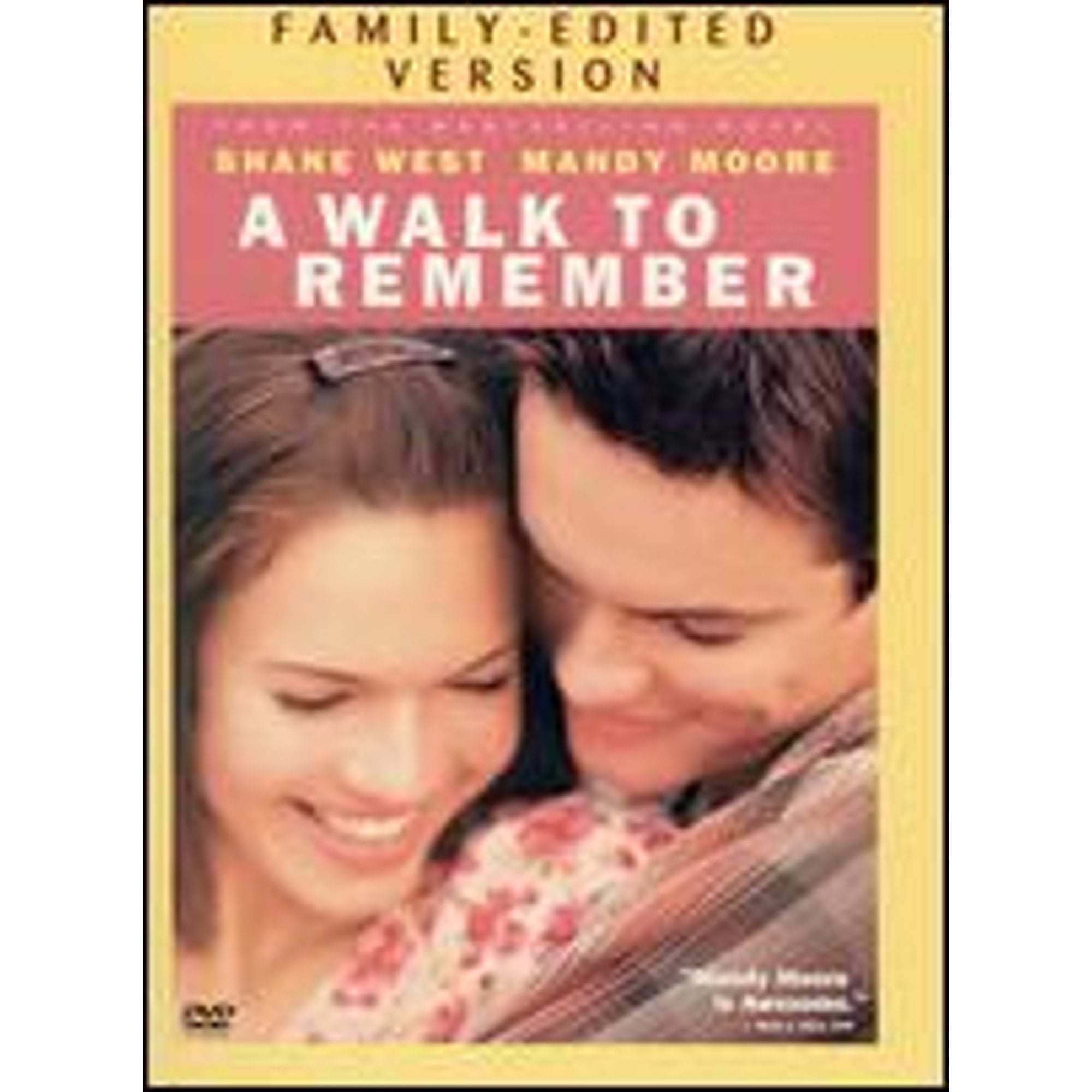 Pre-Owned A Walk to Remember [Family Edited Version] (DVD 0085392426928 ...