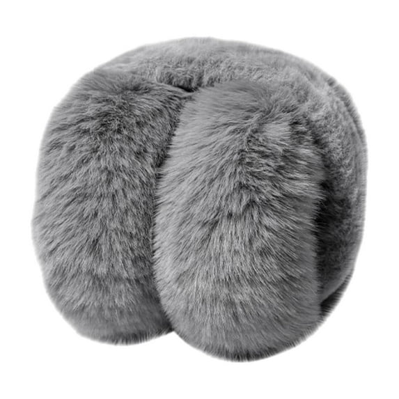 A Warm Plush Folding Ear Muffs Winter Headband Ear Covers Cold Weather ...