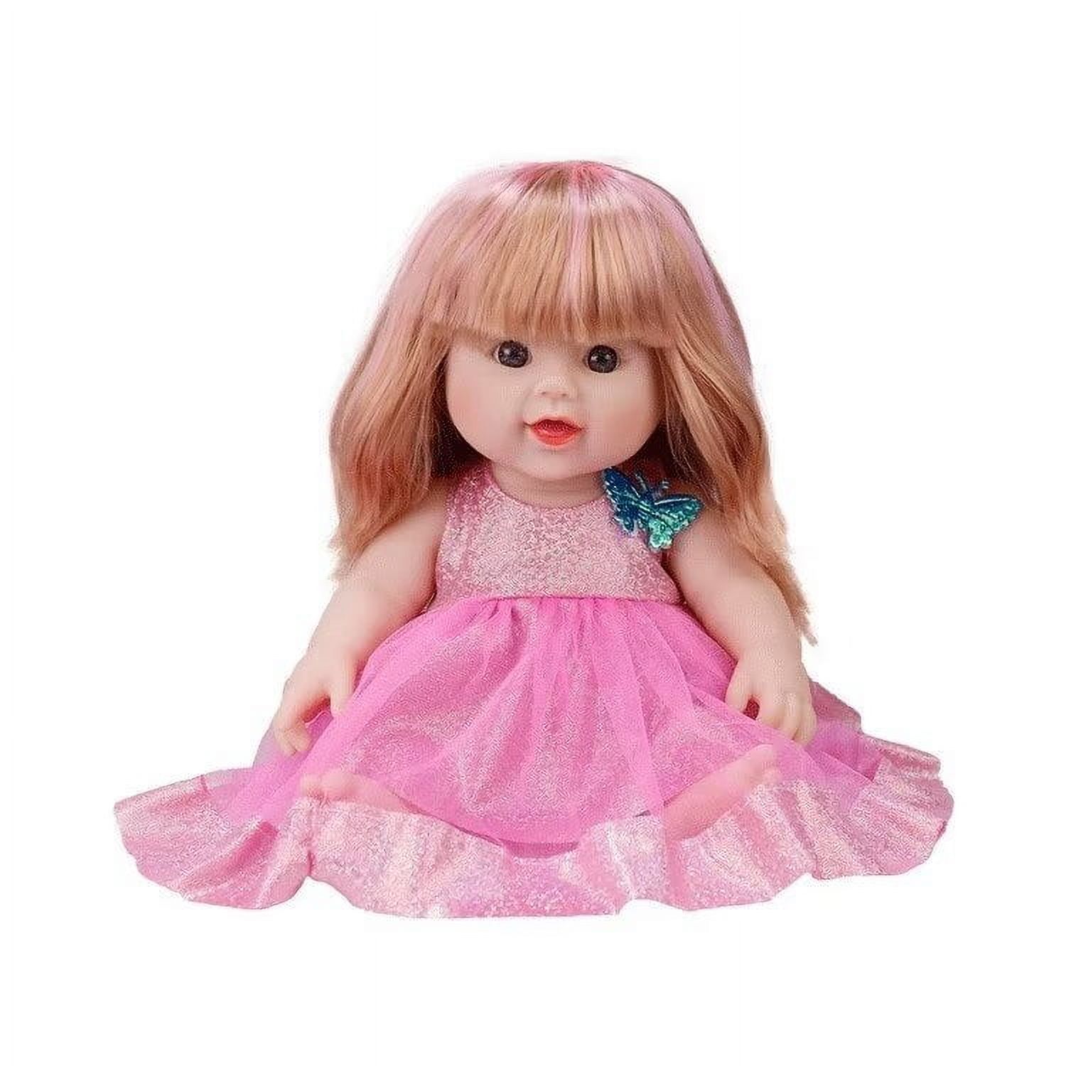A-Waroom 1 Pcs 12 inch Girl Doll with Long Hair Bling Bling Sequin Mesh ...