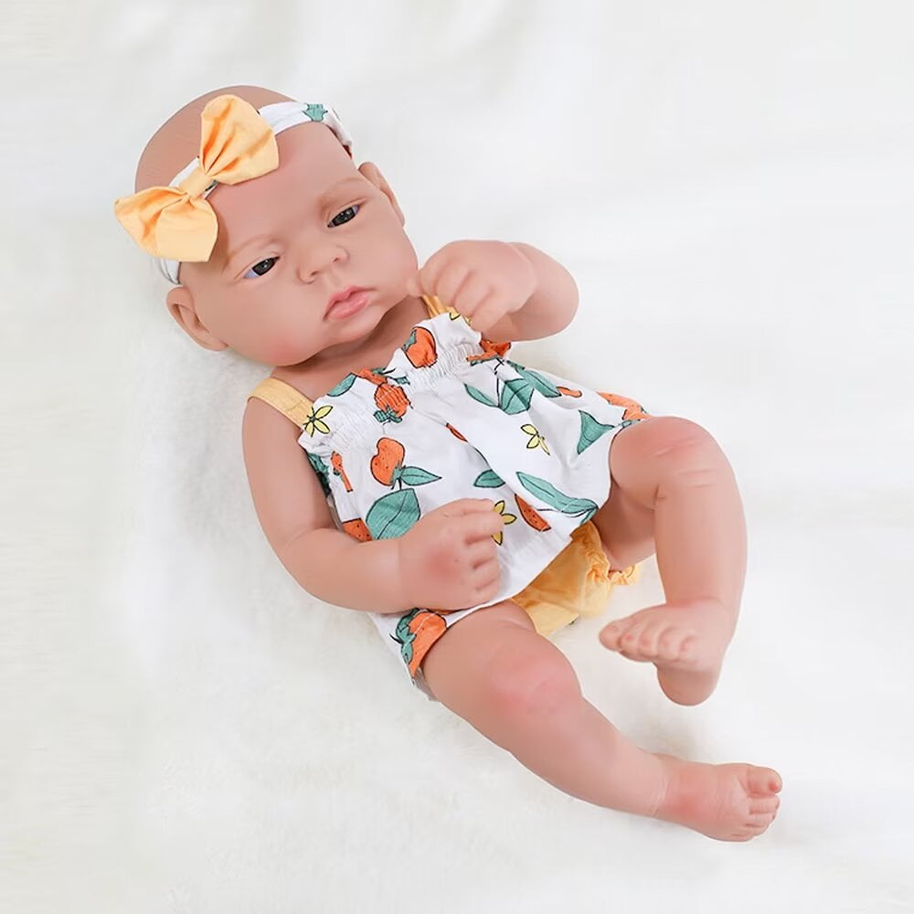 A-Waroom 1Pcs 15.7 Inch Lifelike Reborn Baby Dolls Full Body Silicone Real Life Baby Dolls Gift ...