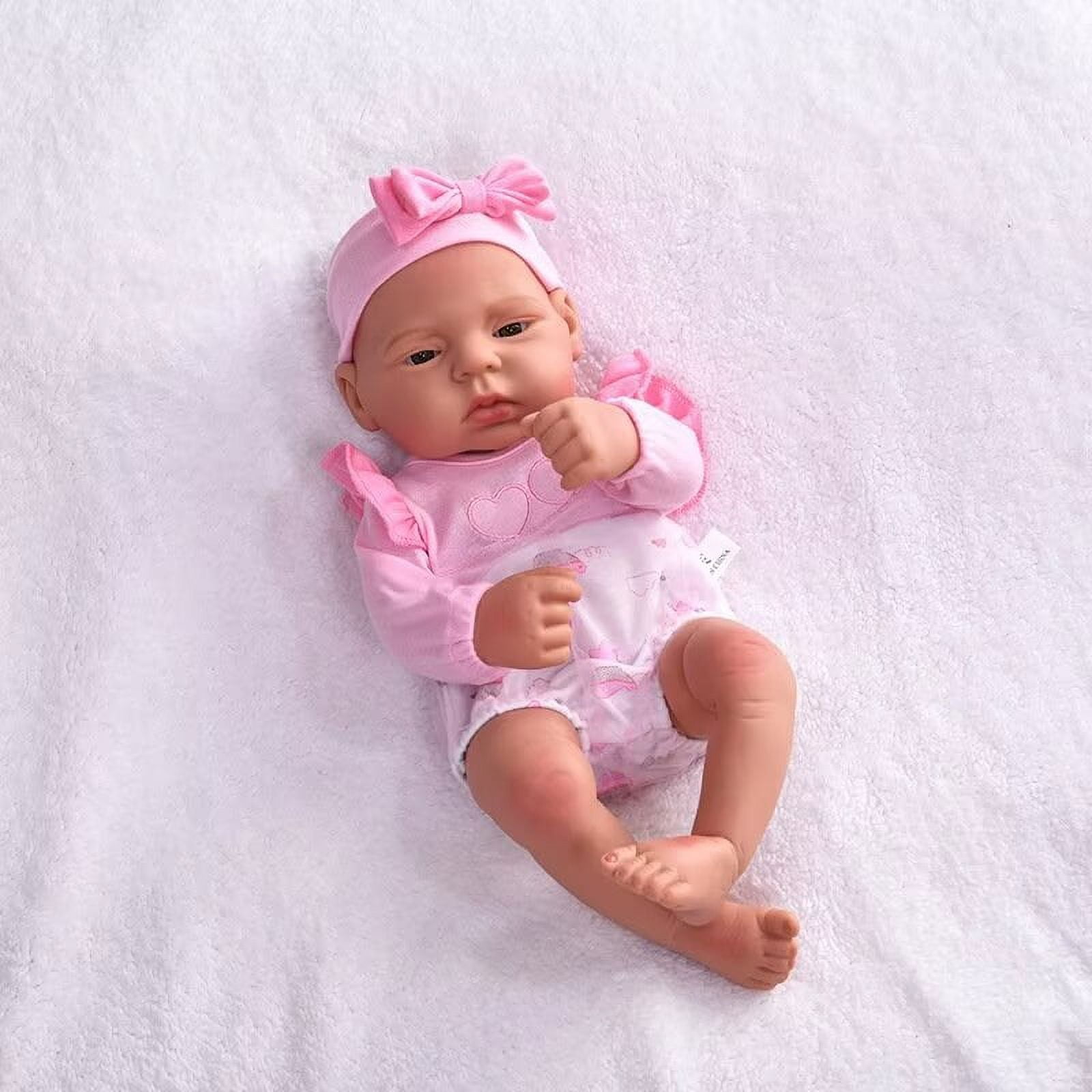A-Waroom 1Pcs 15.7 Inch Lifelike Reborn Baby Dolls Full Body Silicone ...