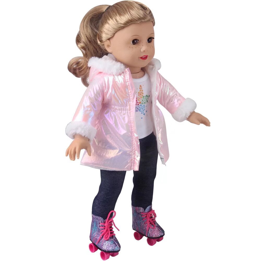 A-Waroom 1Pcs 18 inch Doll Outfits Winter Snow Outfit for 18" Dolls Gifts for Girls Kids ...
