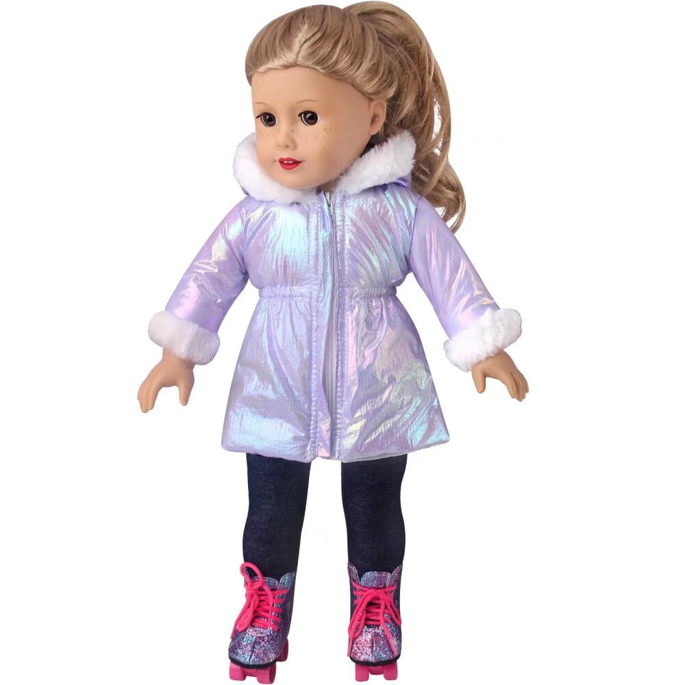 A-Waroom 1Pcs 18 inch Doll Outfits Winter Snow Outfit for 18" Dolls Gifts for Girls Kids ...