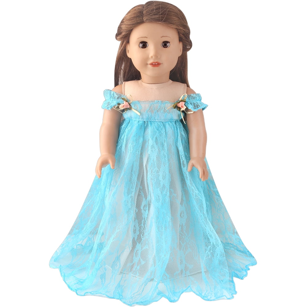 A-Waroom 1Pcs 18 inch Dolls Dress Party Dress Costume for 18 inch Doll ...