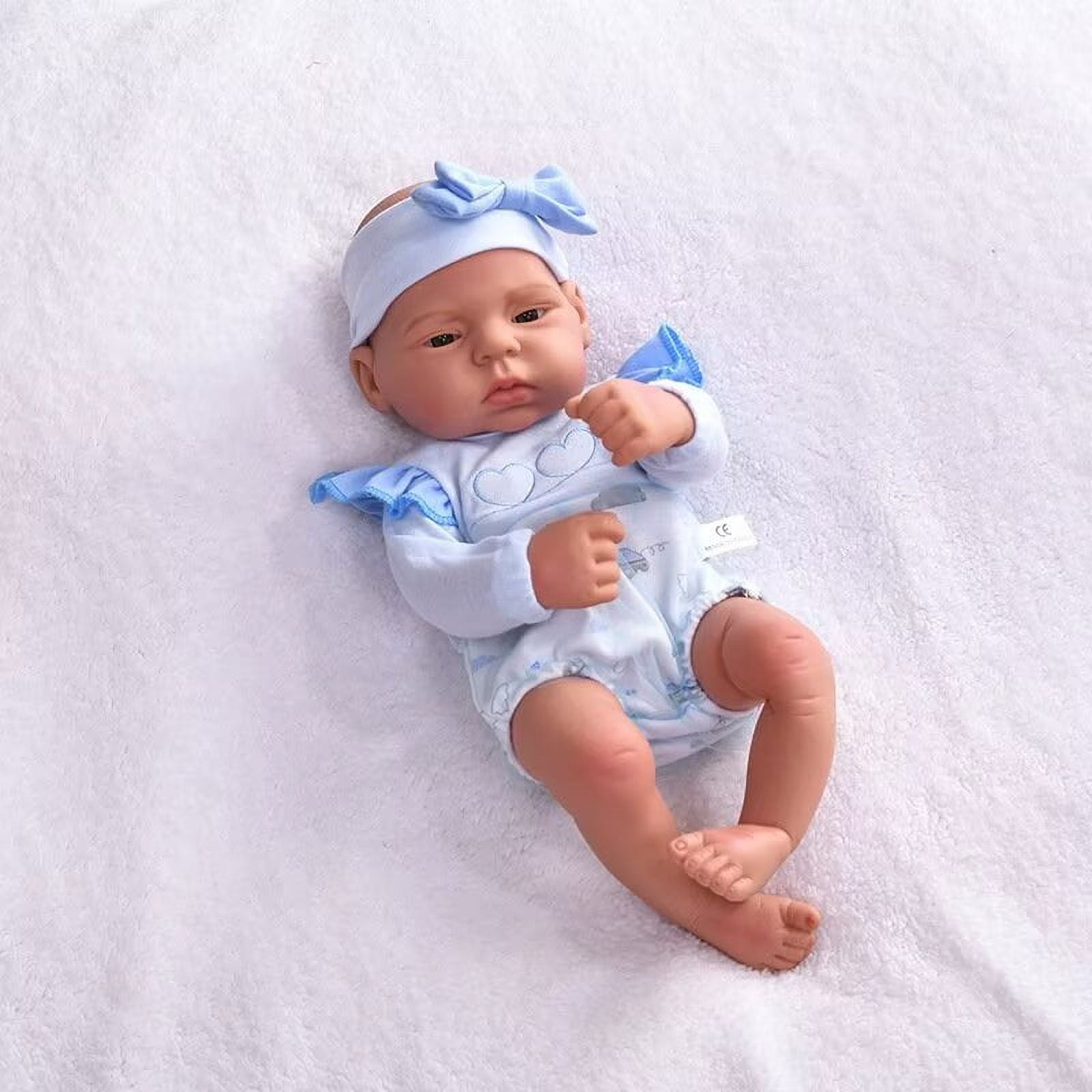 A-Waroom 1Pcs 15.7 Inch Lifelike Reborn Baby Dolls Full Body Silicone Real Life Baby Dolls Gift ...