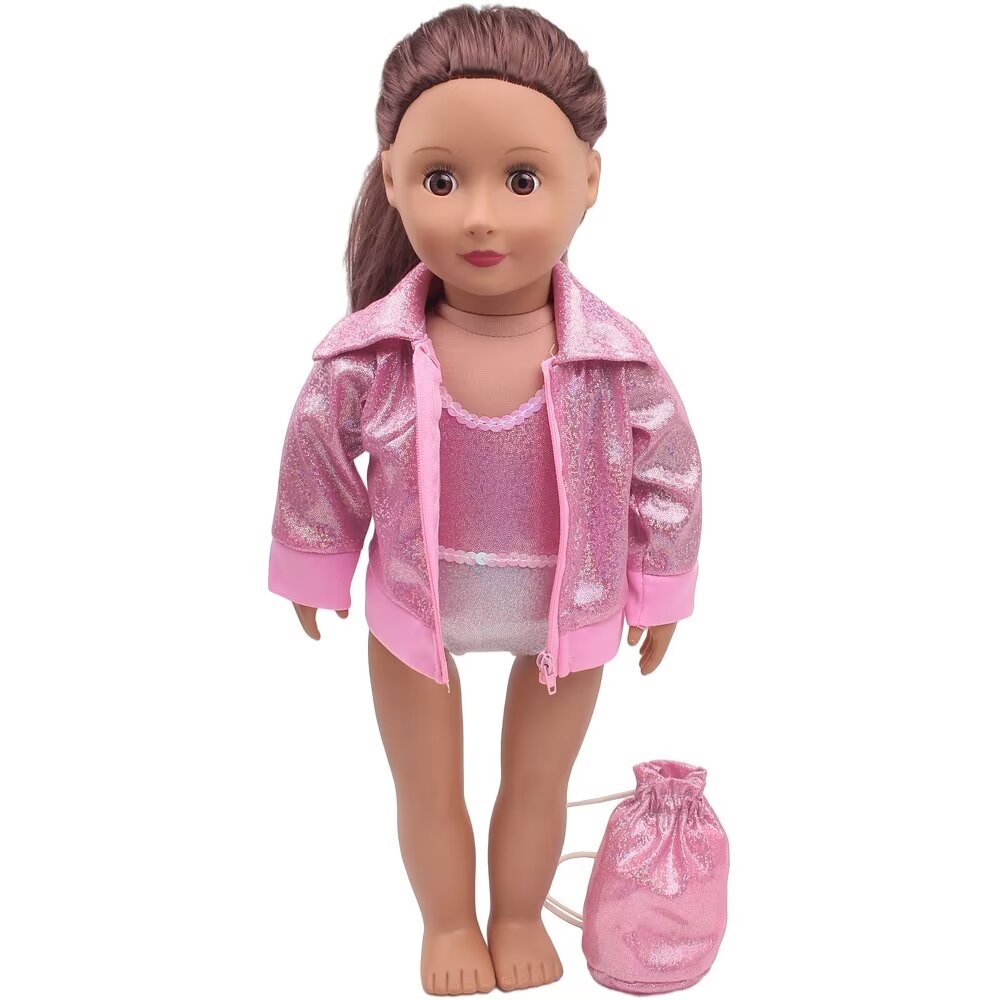 A-Waroom 3 Pcs/Set 18 Inch Doll Clothes Accessories - Doll Dance Costume Set Fit 18"" Doll ...