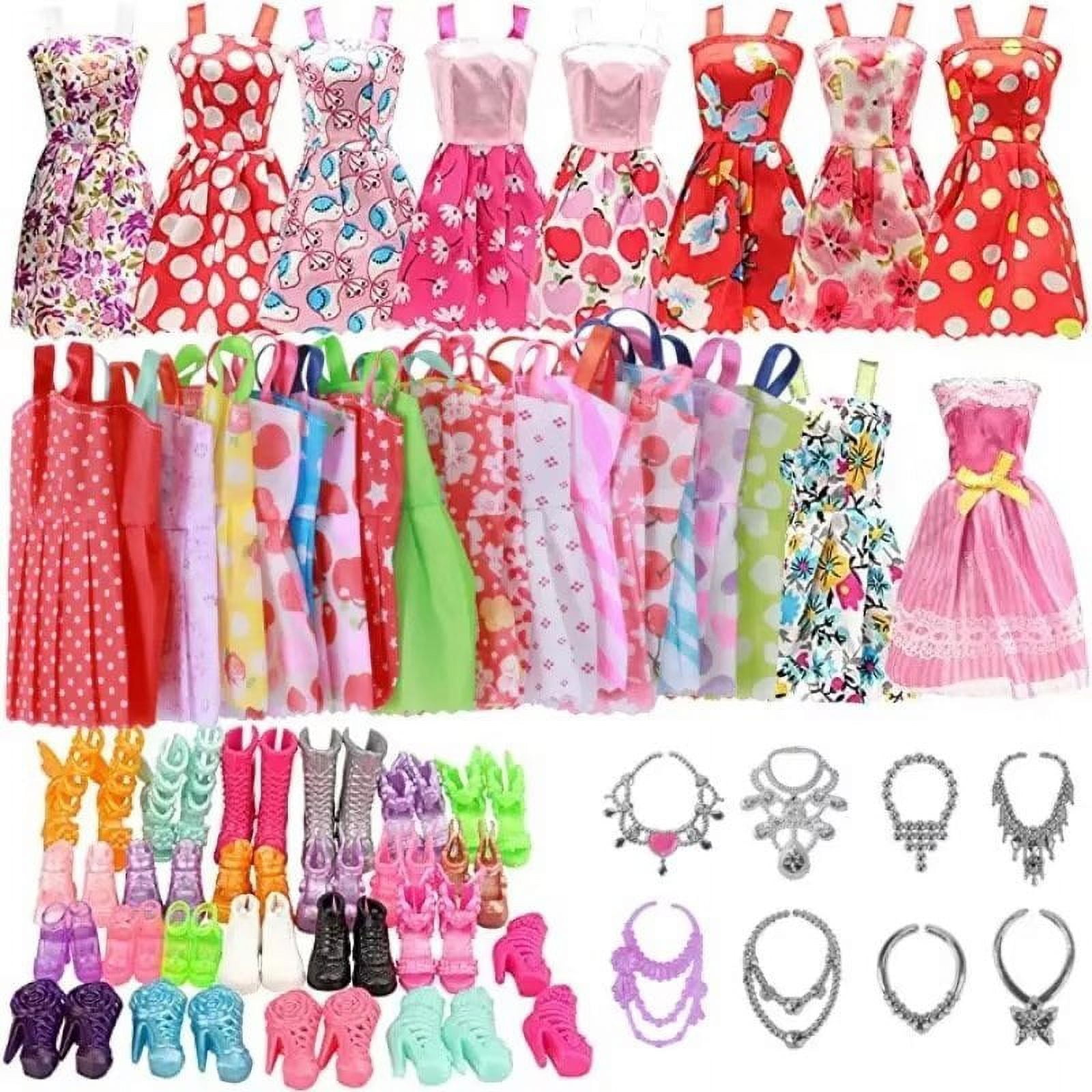 A-Waroom 32PC/Set Doll Accessories for 12 Inch Dolls,10 Fashion Dresses ...