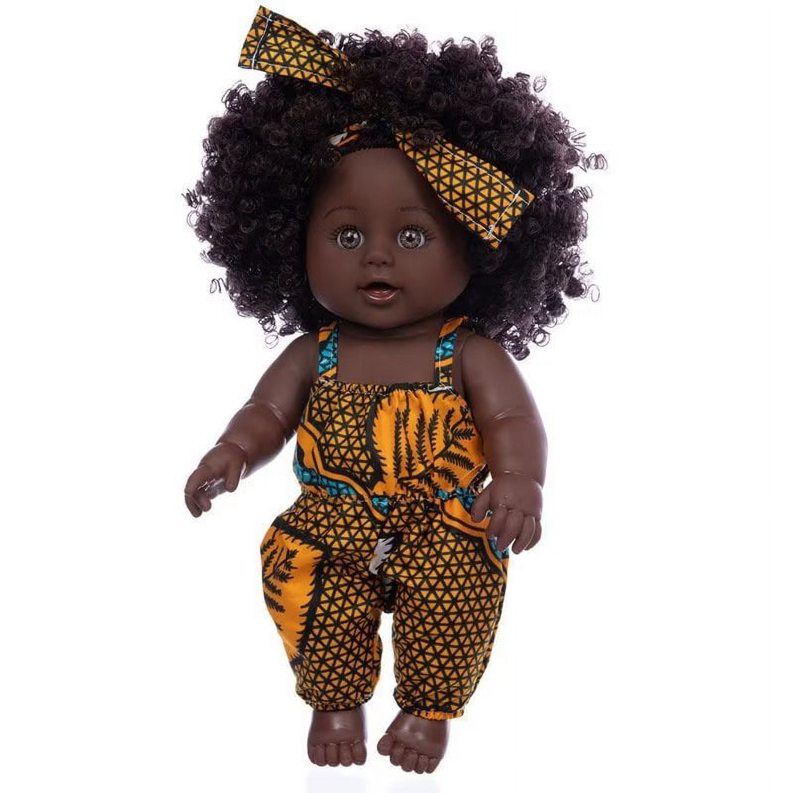 A-Waroom Black Dolls 12 inch Black African American Doll Baby Doll for ...