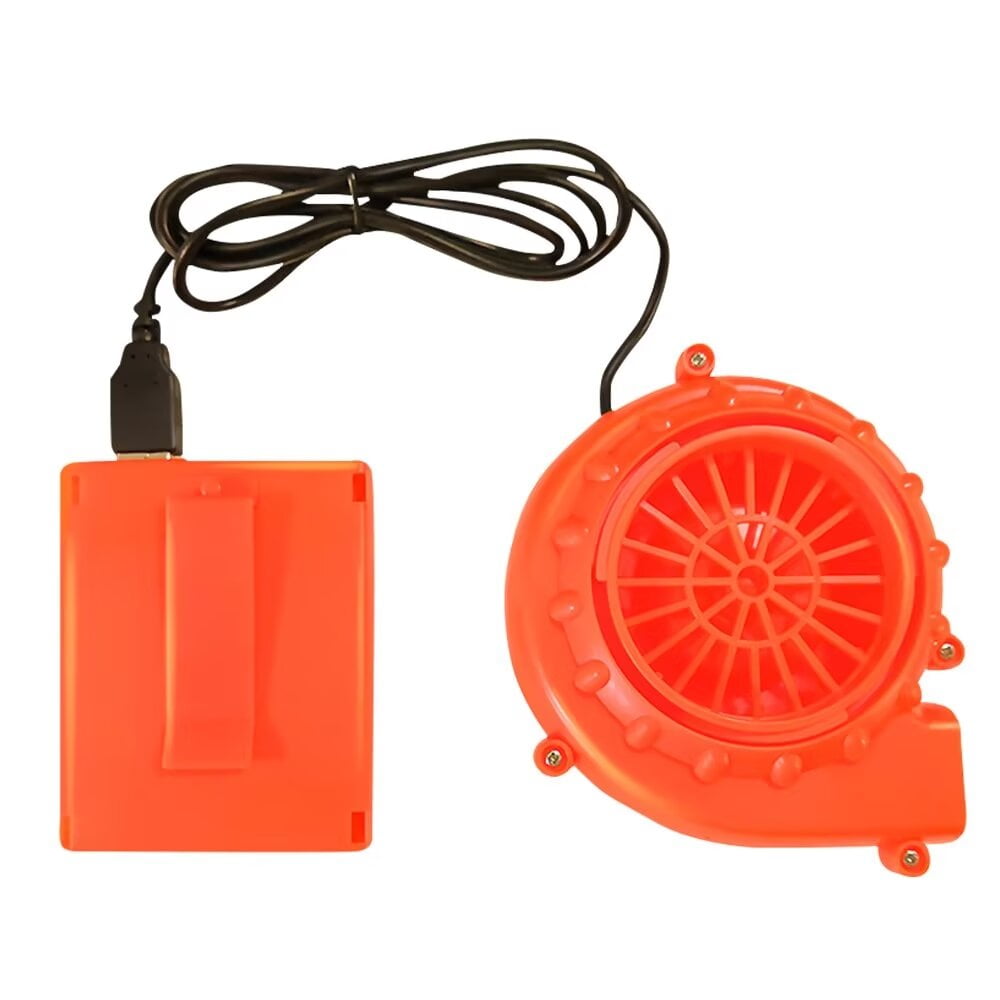 A-Waroom Mini Blower Fan for Inflatable Dinosaur Clothing Suits Orange ...