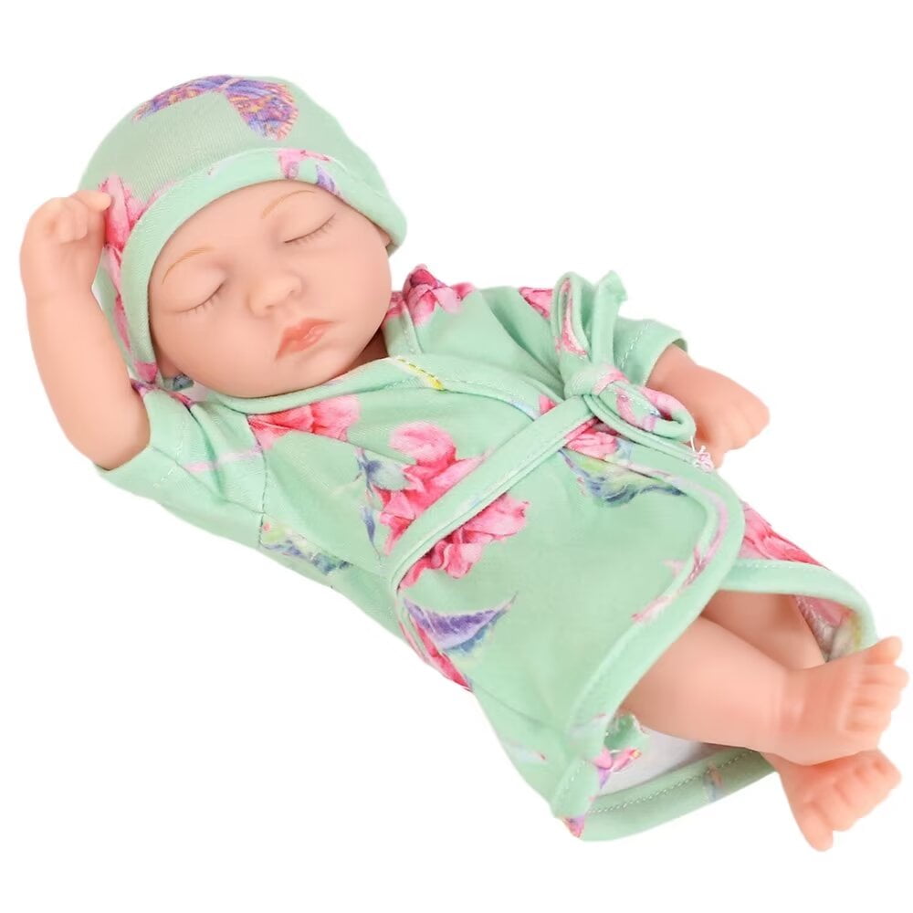 A-Waroom Realistic Newborn Baby Dolls,MINI Real Life Sleeping Baby Dolls, 7 Inch Soft Reborn ...