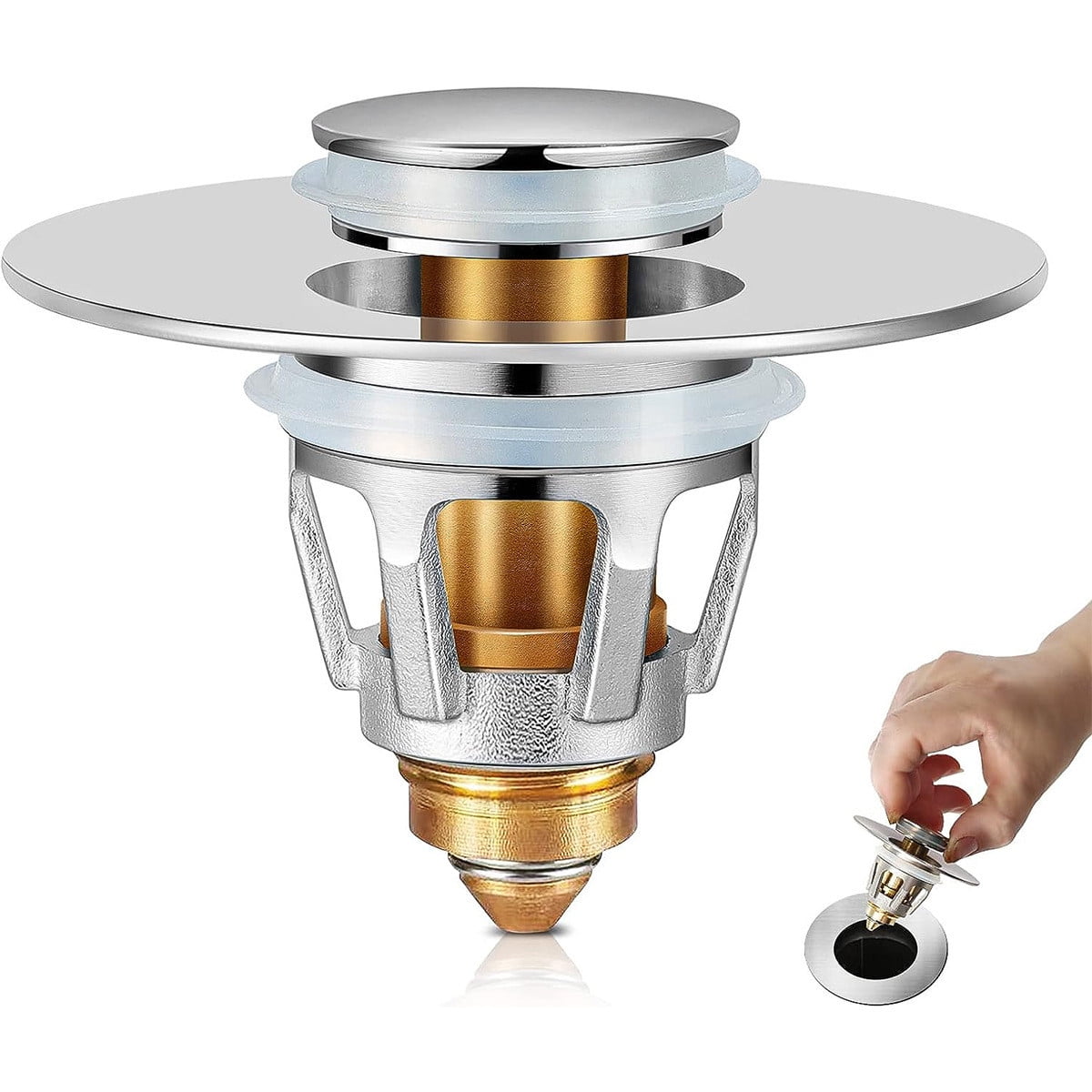 A Washbasin Leakage Plug Bounce Core Device Insect Odor Blockage Proof ...