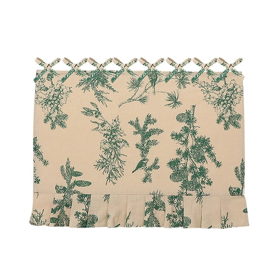 A Waterproof Ruffled Hem Baking Apron With Adjustable Tie For Women ...