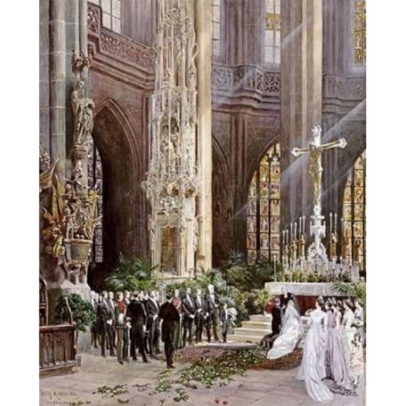 A Wedding Jacobi Church Nuremberg Poster Print by Wilhelm Ritter ...