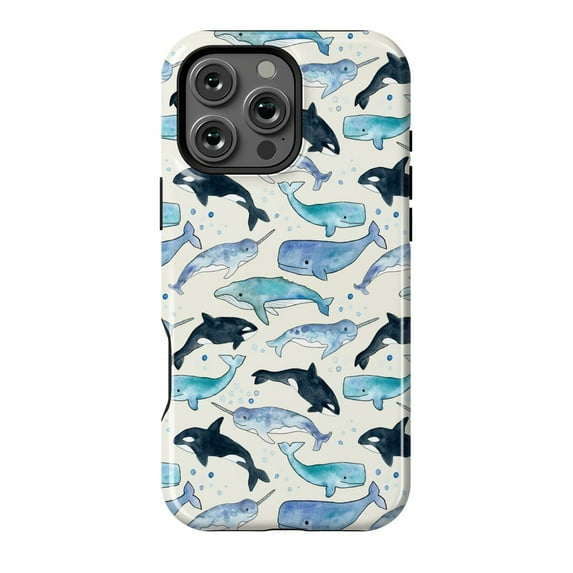 A Whales Orcas And Narwhals Themed Marine Wildlife Tough Case for ...