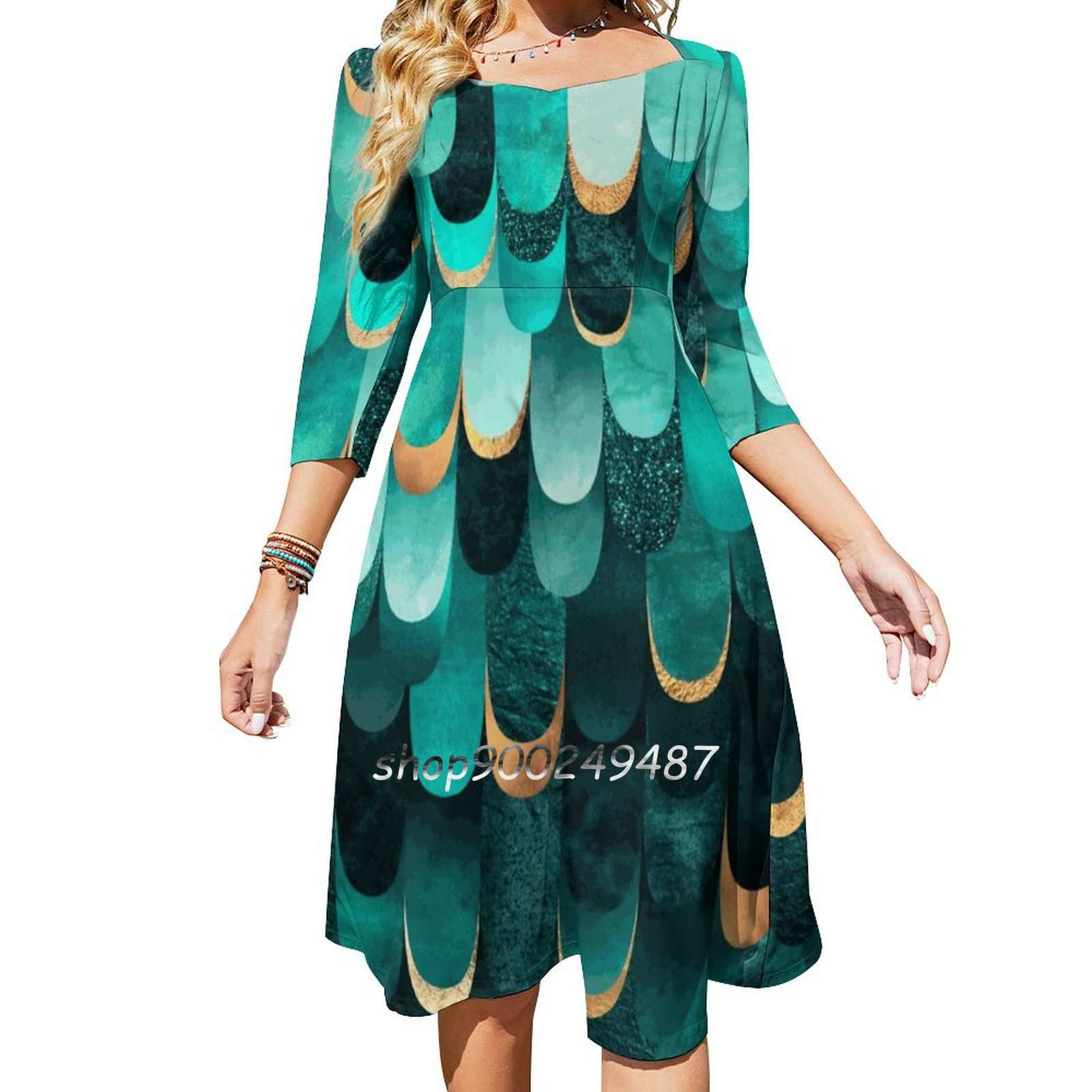 A Whimsical Jelly Sweetheart Knot Flared Dress Fashion Design Large Size Loose Dress Jelly ...