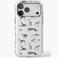 A Whippet Dog Cute Illustration Themed Graphic iPhone 11 through 17 Pro ...